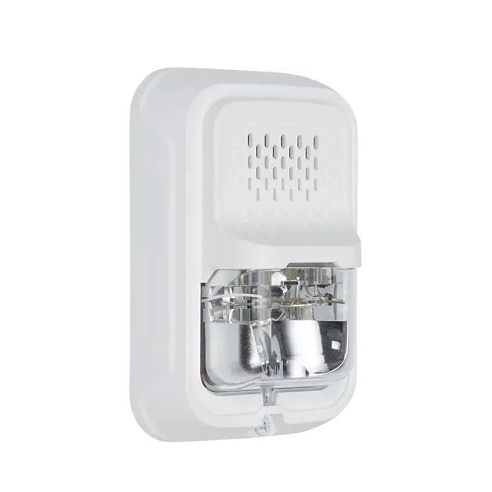 P2GWKLED-P SYSTEM SENSOR Outdoor Horn Strobe, White — Next Security Corp