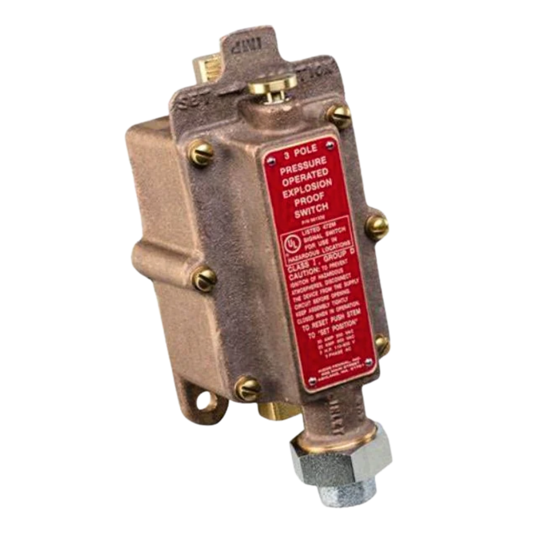 81-981332-000 KIDDE FENWAL – Explosion-proof Pressure Operated Switch ...